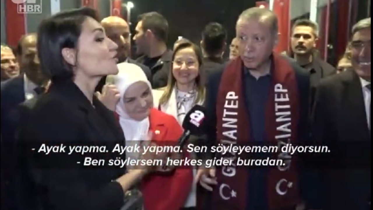 Erdoğan'dan A Haber muhabirine: Ayak yapma Rüya... - Medyafaresi